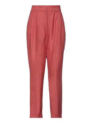 TWENTY EASY BY KAOS Straight Leg Pants - Brick Red
