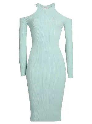 VICOLO Midi Bodycon Dress Green