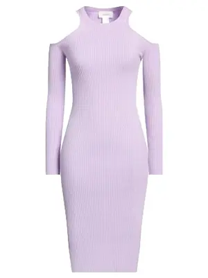 VICOLO Midi Bodycon Dress Purple