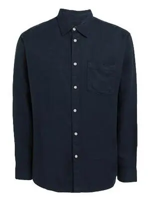 SELECTED Shirt Size Tencel Lyocell, Linen - Navy