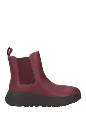 Fitflop Leather Chelsea Boots - Red