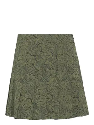 SOALLURE Mini Skirt - Green