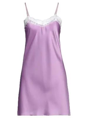 BERNA Mini Slip Dress - Purple