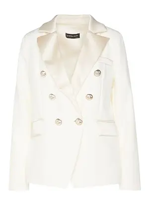 VANESSA SCOTT VANESSA SCOTT Double-Breasted Blazer White