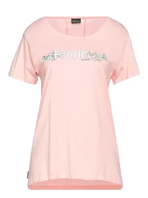 FREDDY T-Shirt With Logo Print Pink