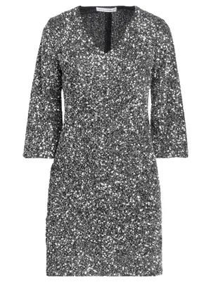 CARACTÈRE Sequined Mini Dress - Silver