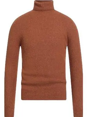Alpha Studio ALPHA STUDIO Turtleneck Knit Top Brown
