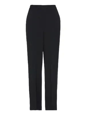 Malìparmi Wide-Leg Pants In Acetate And Viscose Black