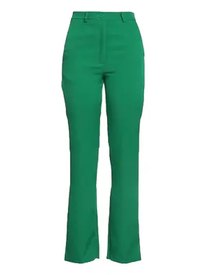 VICOLO Crepe Bootcut Pants - Green