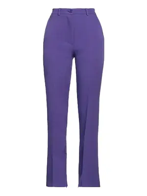 VICOLO Crepe Bootcut Pants Purple