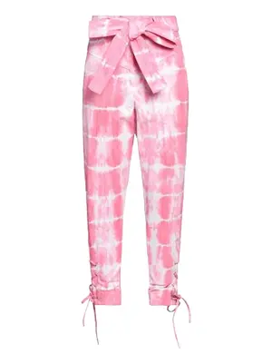 LoveShackFancy Cotton Tie-dyed Pants - Pink