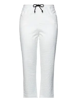 BRAND UNIQUE Tapered Jacquard Pants - White