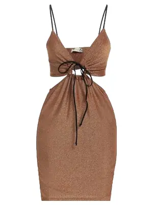 HAVEONE Mini Dress - Bronze