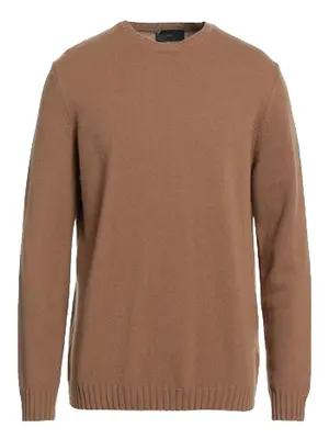 LIU •JO MAN LIU •JO MAN Wool Crewneck Sweater Camel