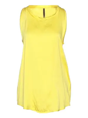 MANILA GRACE MANILA GRACE Satin Top Yellow