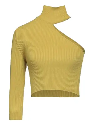 VICOLO Turtleneck Knit Top - Green