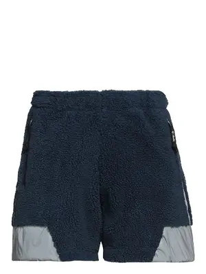 Adidas Originals By Alexander Wang Sherpa Fleece Bermuda Shorts - Navy