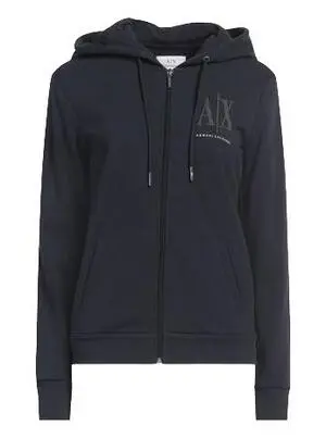 Armani Exchange Cotton-blend French Terry Sweatshirt - Blue