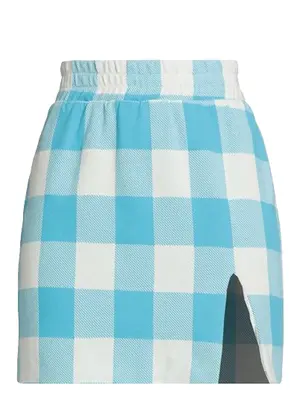 HAVEONE HAVEONE Mini Flared Skirt Blue