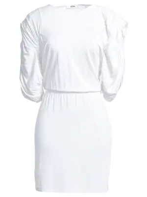 JIJIL Mini Dress In Viscose And Elastane White