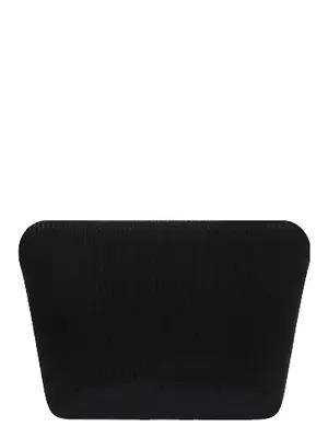 VICOLO Knitted Tube Top Black