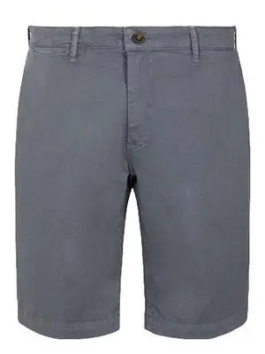 8 BY YOOX 8 By YOOX Organic Cotton Stretch Twill Bermuda Shorts Grey