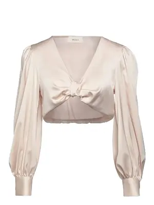 VICOLO VICOLO Satin Crop Top White