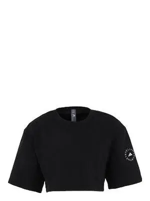 Adidas By Stella McCartney Asmc Crop Tee - Black