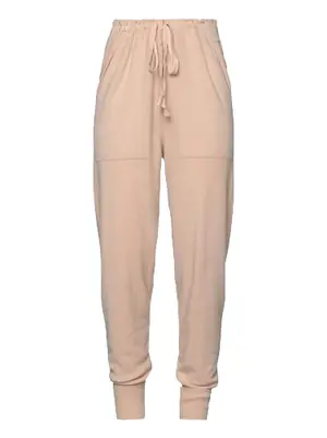 SOALLURE SOALLURE Tapered Knit Pants Sand