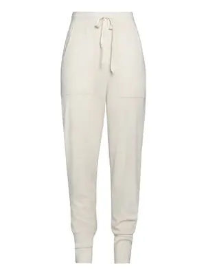SOALLURE SOALLURE Tapered Knit Pants White