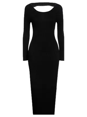 VICOLO VICOLO Midi Bodycon Dress Black