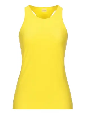 PINKO C-CLIQUE Tank Top Yellow