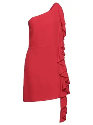MARC ELLIS Mini One-Shoulder Dress Red