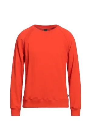 NOUMENO CONCEPT Cotton Fleece Sweatshirt Orange