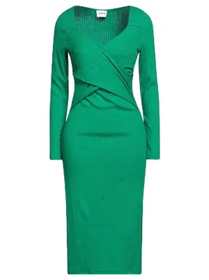 BERNA BERNA Midi Bodycon Dress Green