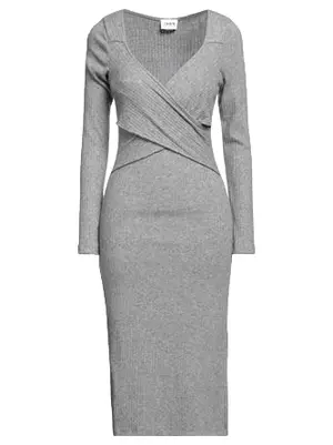 BERNA BERNA Midi Bodycon Dress Grey