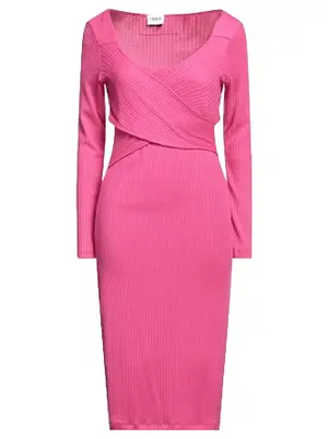 BERNA Midi Bodycon Dress - Pink