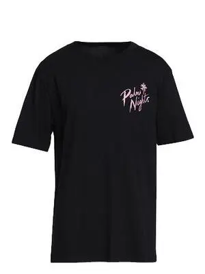 8 BY YOOX Printed Cotton T-shirt T-shirt Size Cotton - Black