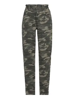 ONETEASPOON Camouflage Tapered Leg Trousers - Green