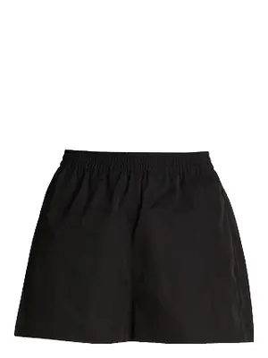 Topshop High Waisted Shorts - Black