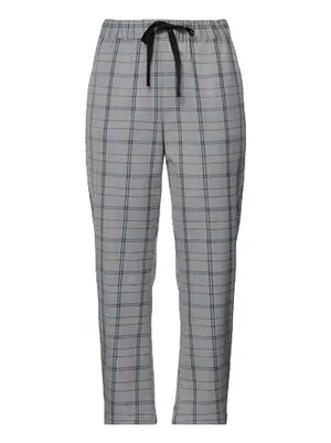 SEMICOUTURE SEMICOUTURE Tartan Tapered Pants Grey
