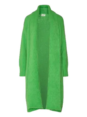 VICOLO VICOLO Mohair Blend Cardigan Green