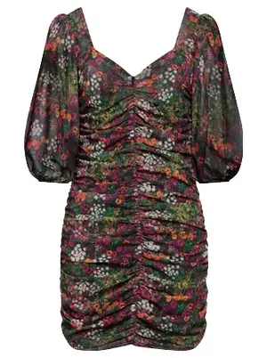DESIGUAL Mini Floral-Print Dress