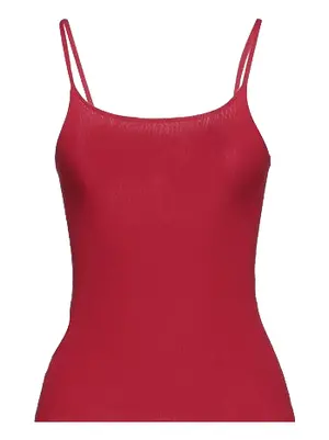 EMISPHERE EMISPHERE Tulle Tank Top Red