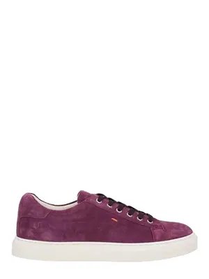 Santoni SANTONI Leather Low-Top Sneakers Purple