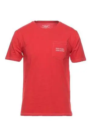 JECKERSON Man T-shirt Red Size Xl Cotton, Elastane Red
