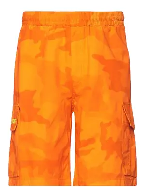 IUTER Cotton Military Cargo Shorts Orange