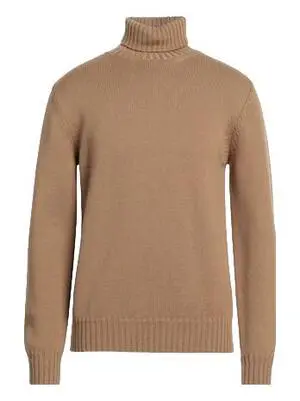 Alpha Studio Merino Wool Turtleneck - Beige