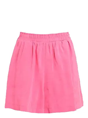 Only Solid Color High Waisted Shorts - Pink
