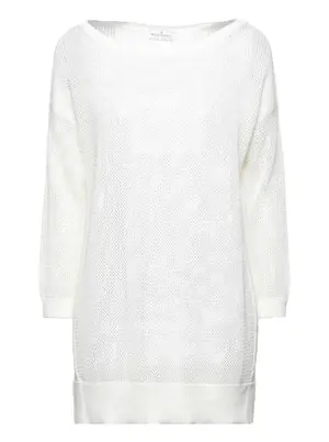 Bruno Manetti BRUNO MANETTI Knitted Lightweight Knit Sweater White